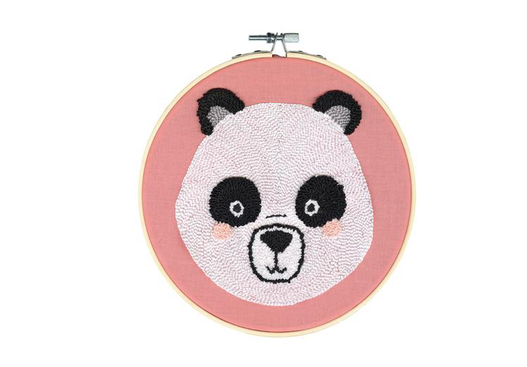 Punch Needle pakket Panda – knitkat